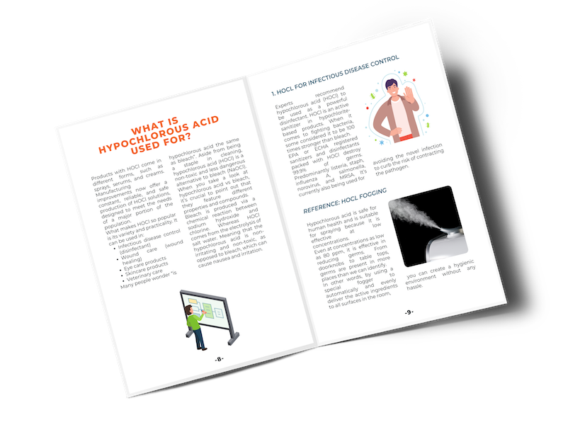 HOCl (Hypochlorous Acid Water): All You Need to Know [eBook]